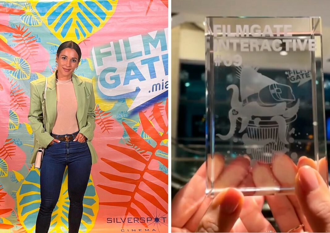 Camila Arteche festeja el galardón otorgado a su cortometraje “Un ...